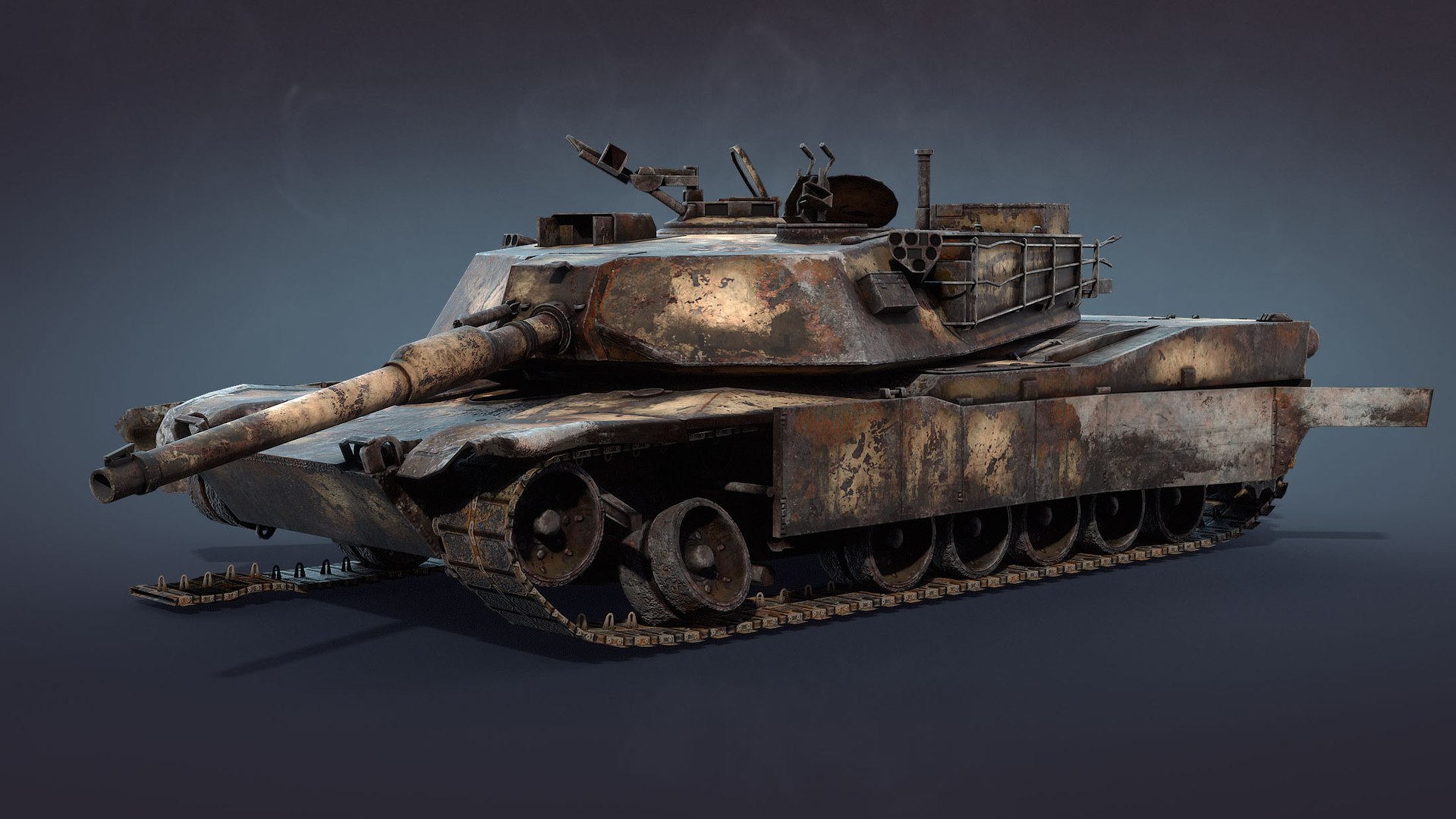 3D M1 Abrams Tank Set - TurboSquid 1967269