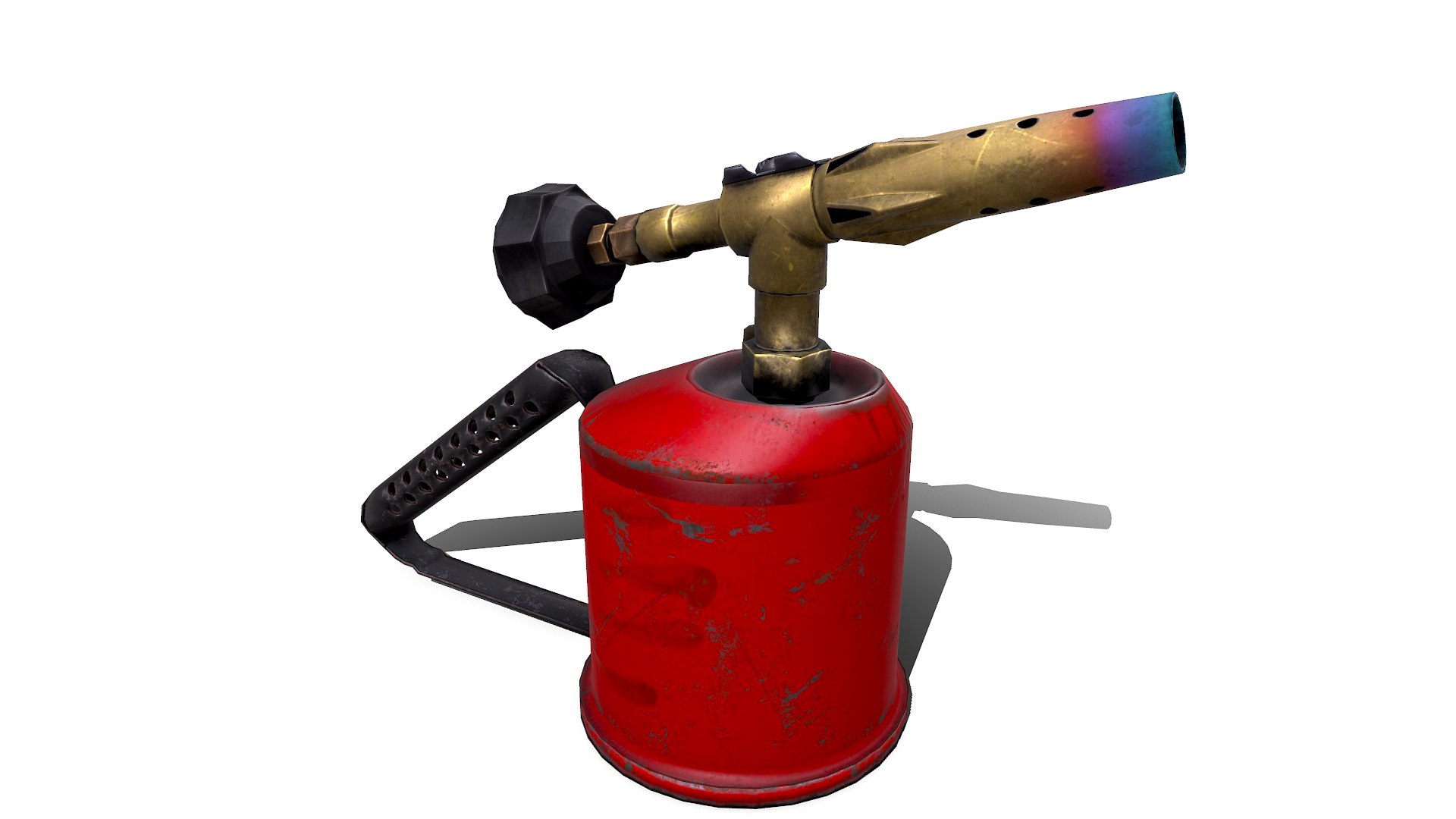 Blowtorch Low-poly PBR 3D Model - TurboSquid 1731328