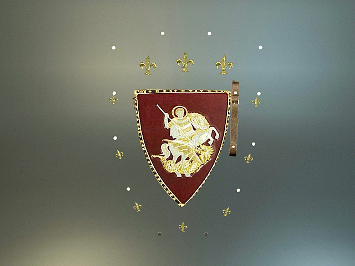 Shield St George 3d Model