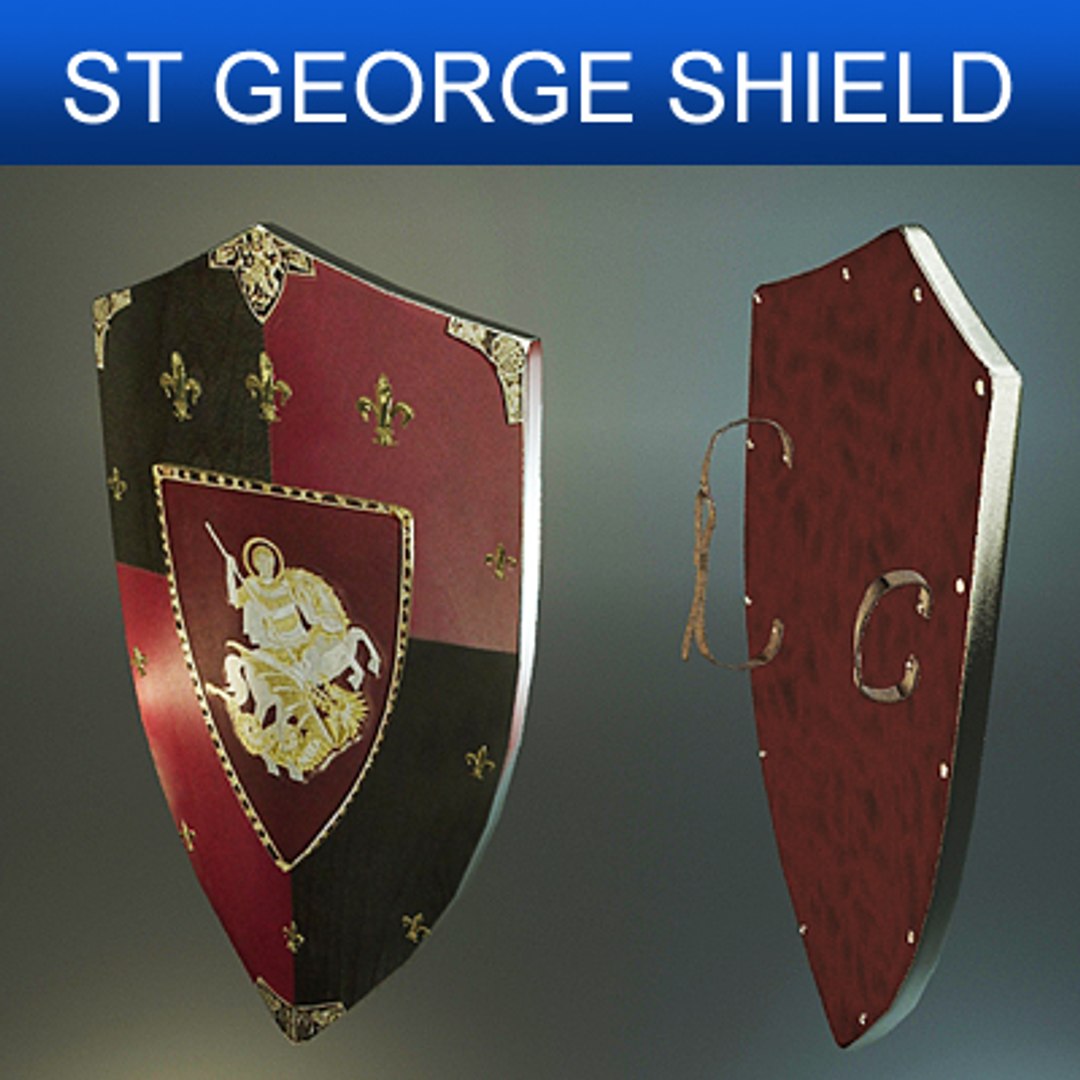 Shield St George 3d Model