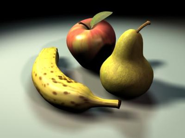 fruits 3d model