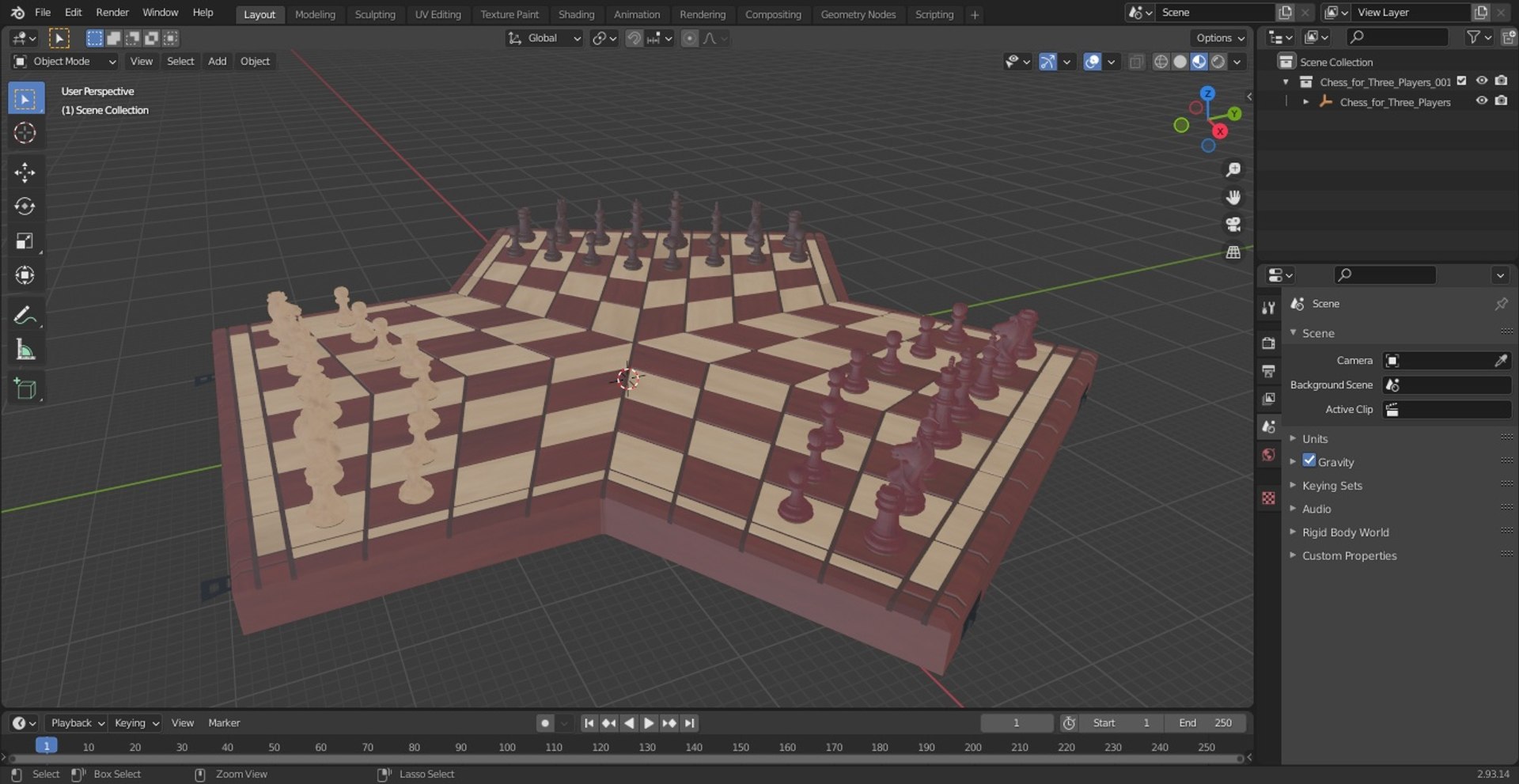 3D Chess For Three Players Model - TurboSquid 2031369