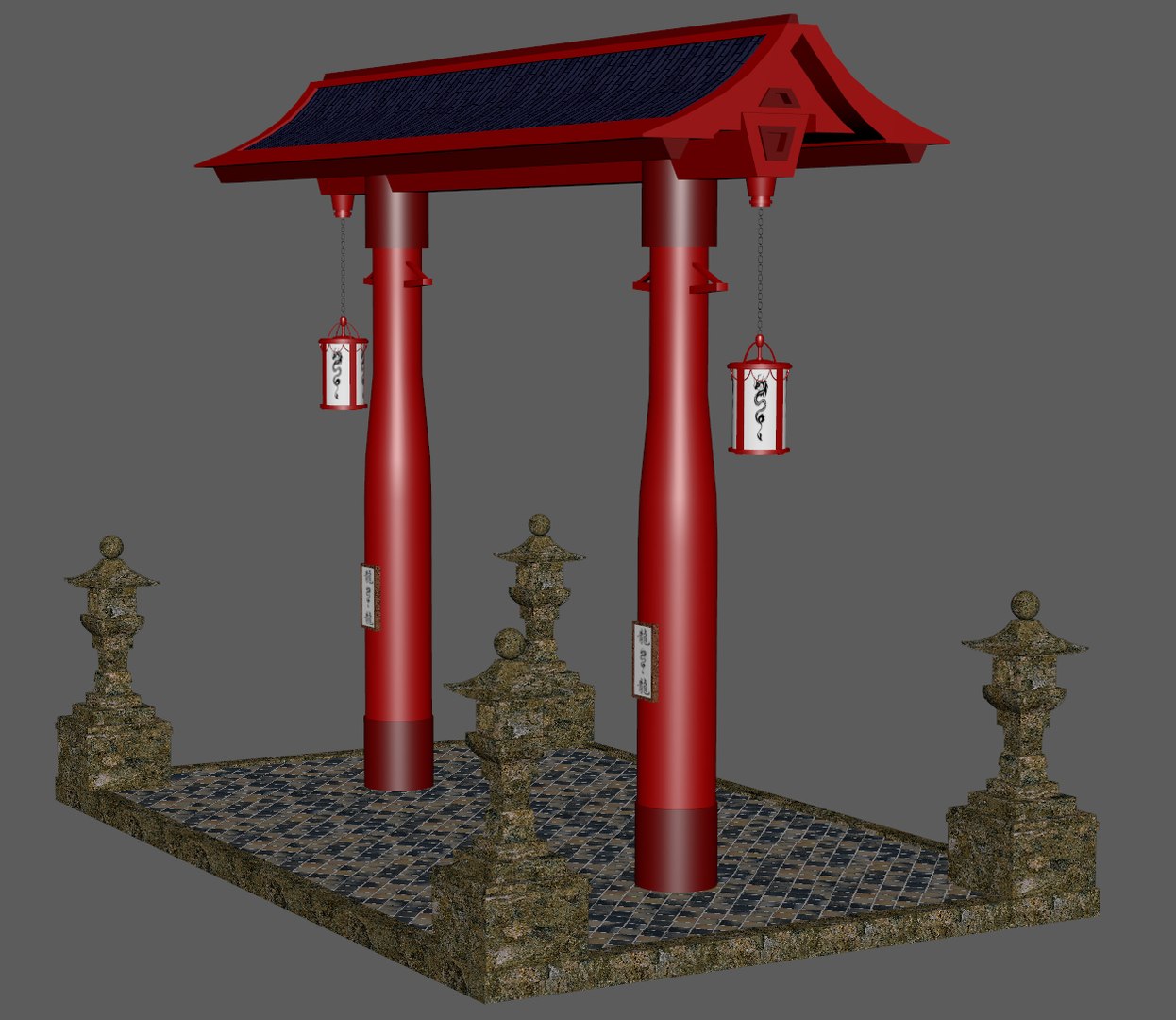 Japan Japanese Structure 3D - TurboSquid 1240012