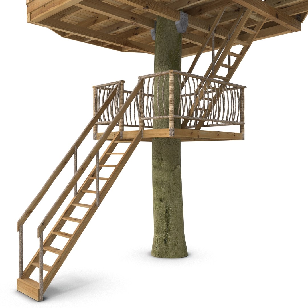 kids tree house 3d max