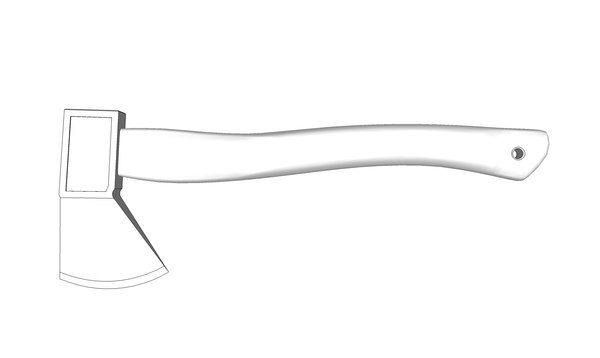 Hatchet 3D model - TurboSquid 1359582