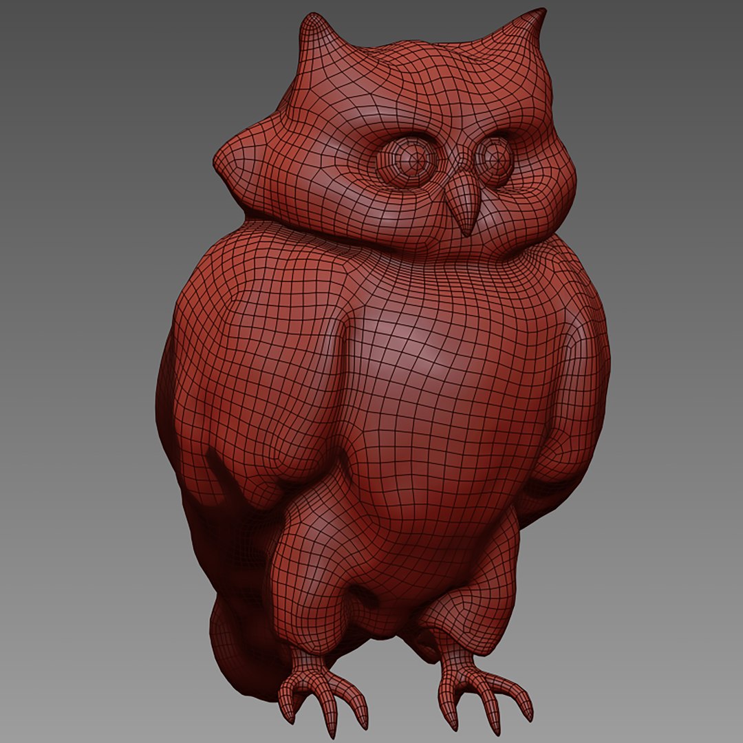 The Owl Bird 3D Model - TurboSquid 2187336