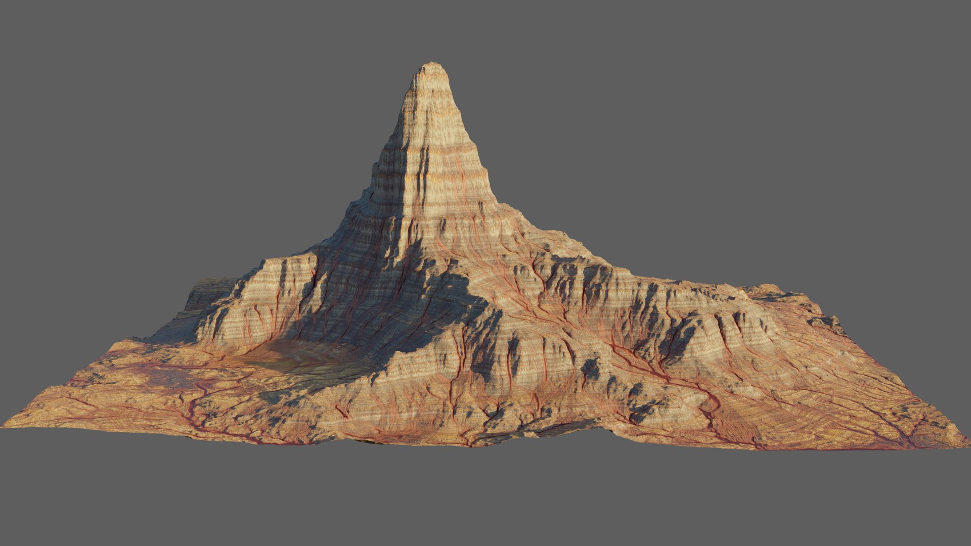 8K Detailed Cliff Landscape 3D model - TurboSquid 1816940