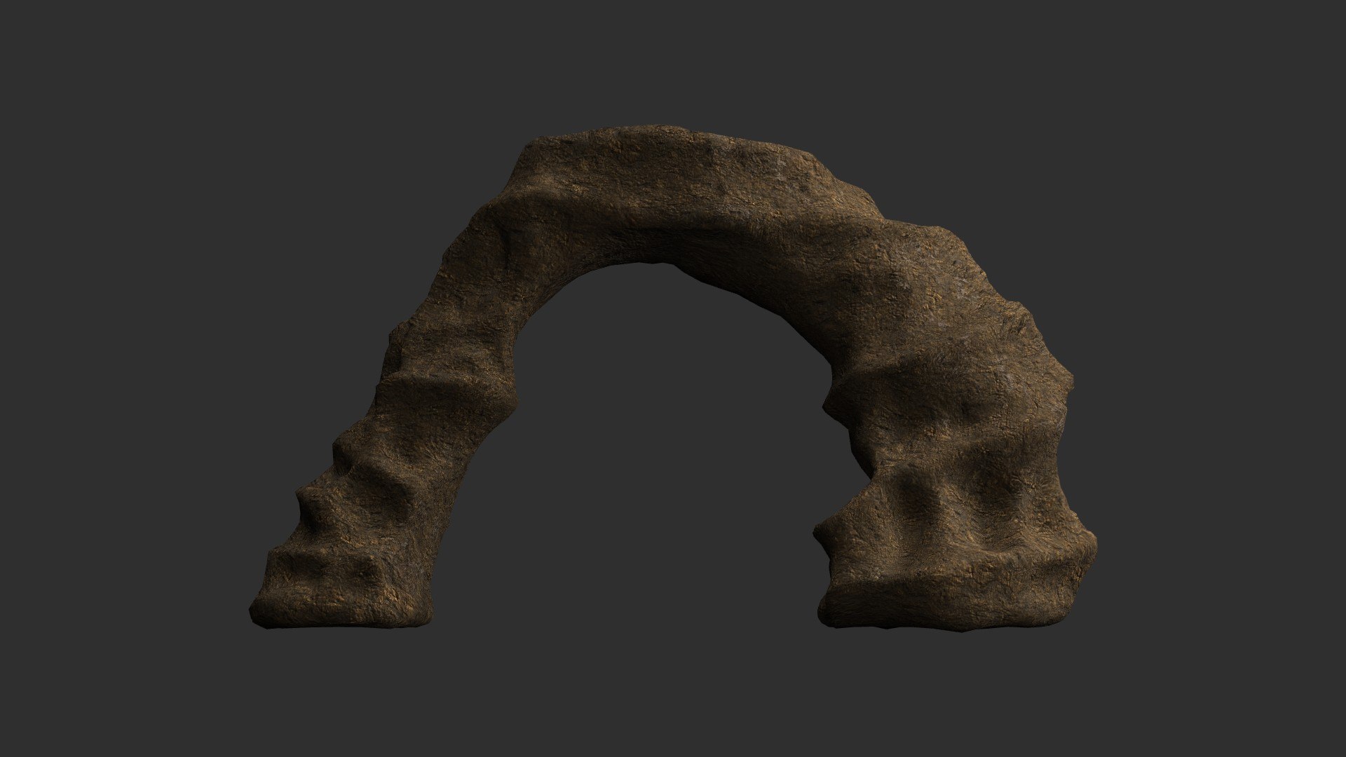 3D Small Arch - Dirt 1 - TurboSquid 1984650
