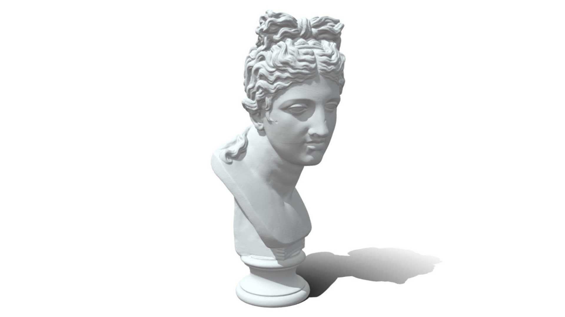 3D Famous bust of a woman - TurboSquid 2115976