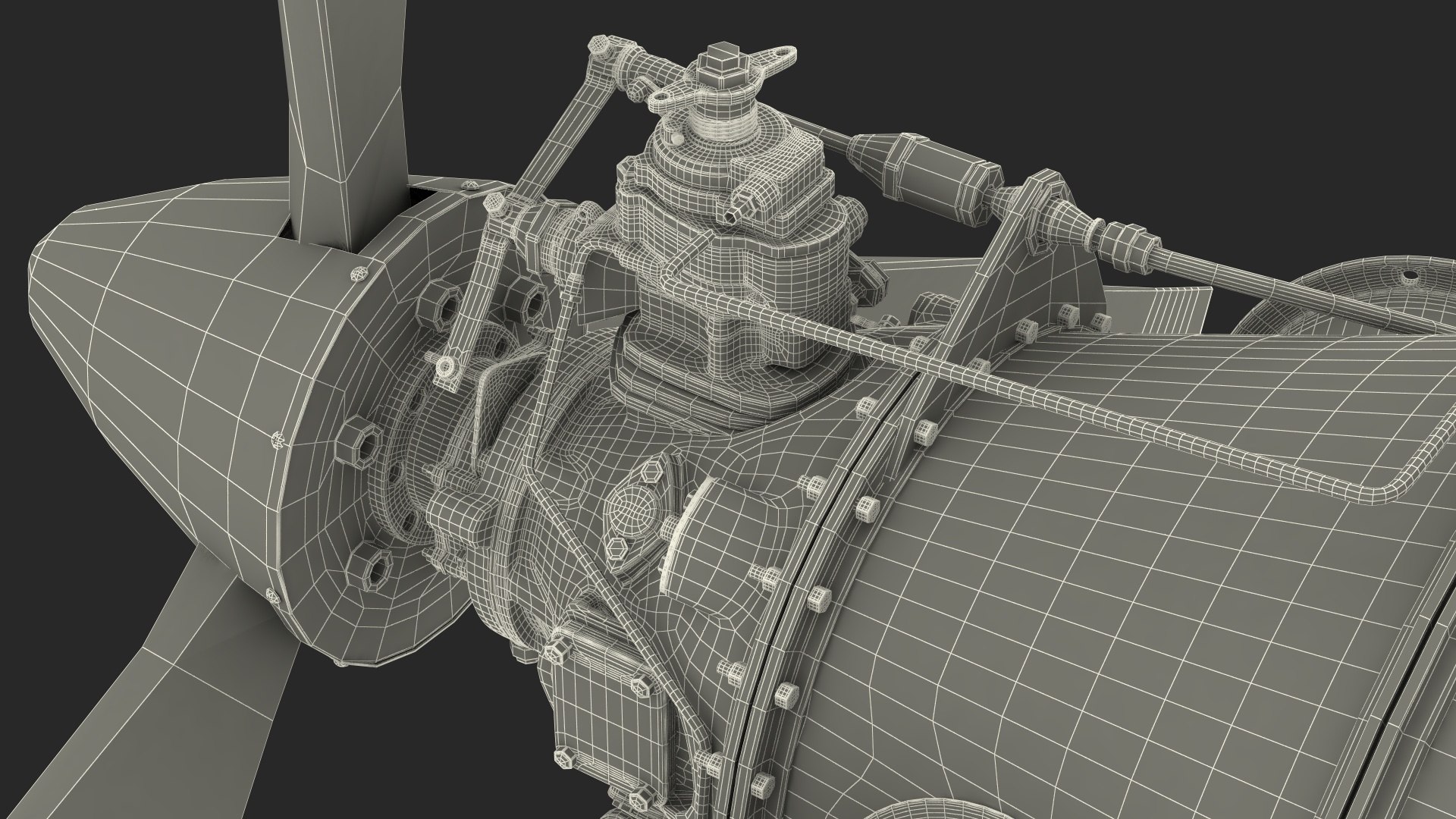 3D Aircraft Turboprop Engine Pratt and Whitney Canada PT6 - TurboSquid ...