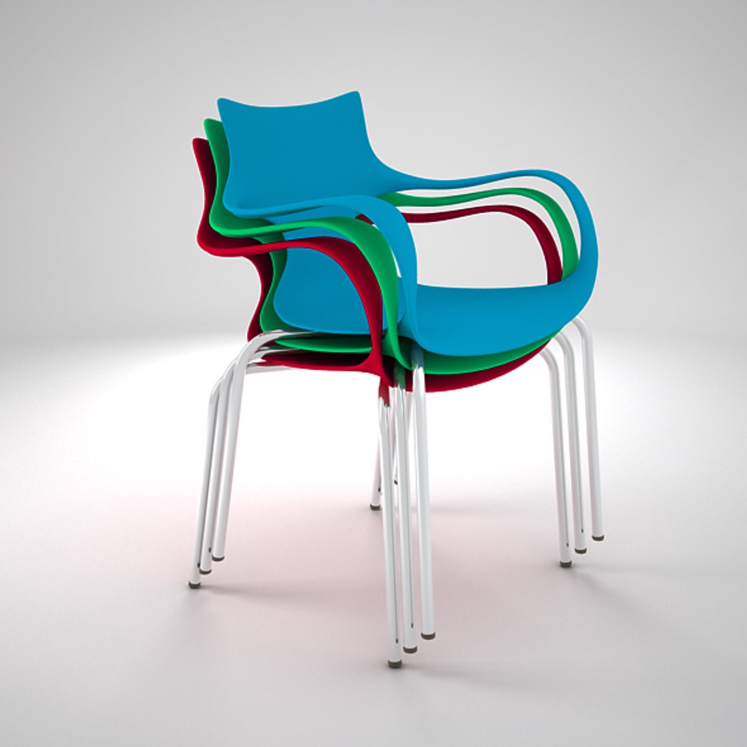 design stackable chair 3d model