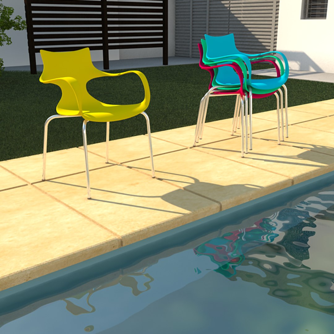 design stackable chair 3d model