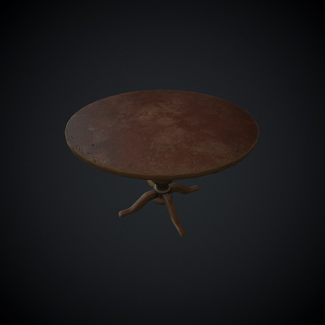 3d model pbr table