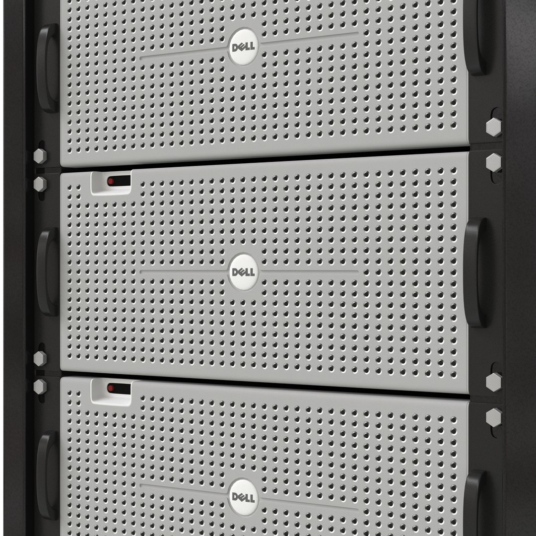 dell servers rack 3d max