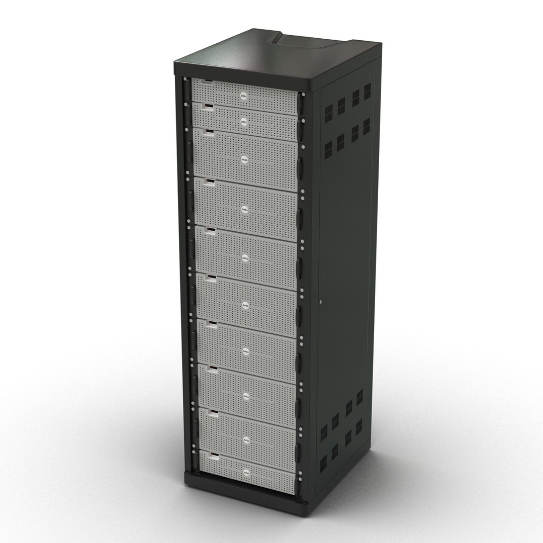 Dell Servers Rack 3d Max