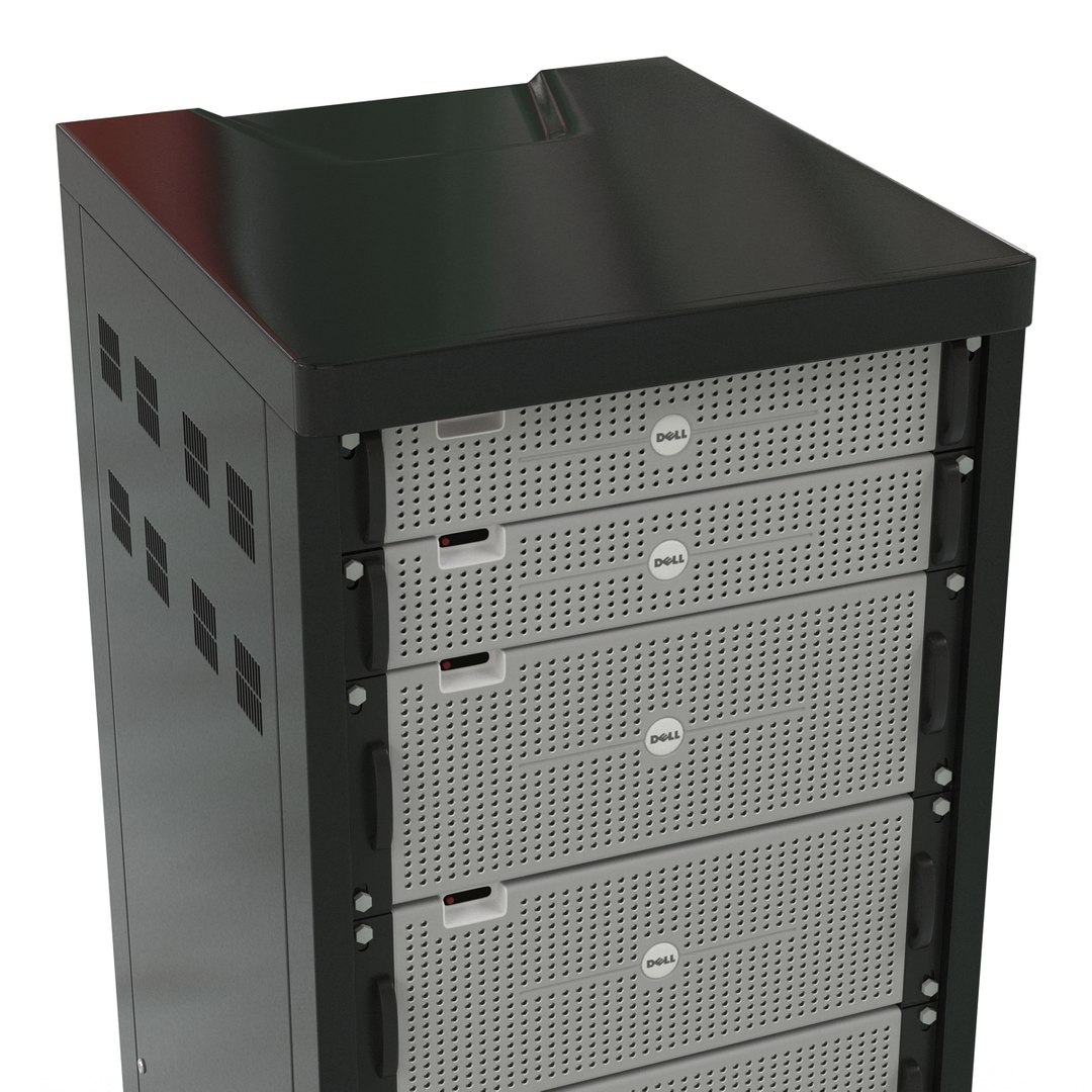 Dell Servers Rack 3d Max