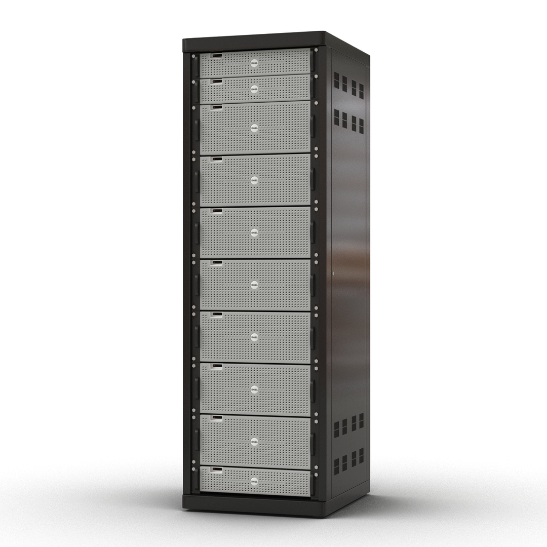 dell servers rack 3d max