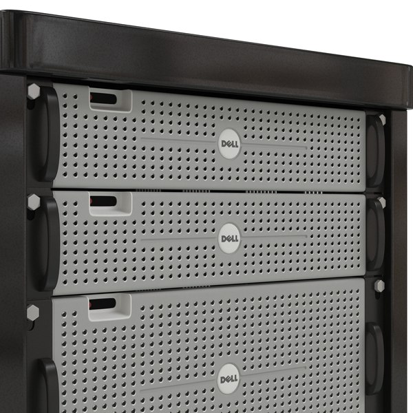 dell servers rack 3d max