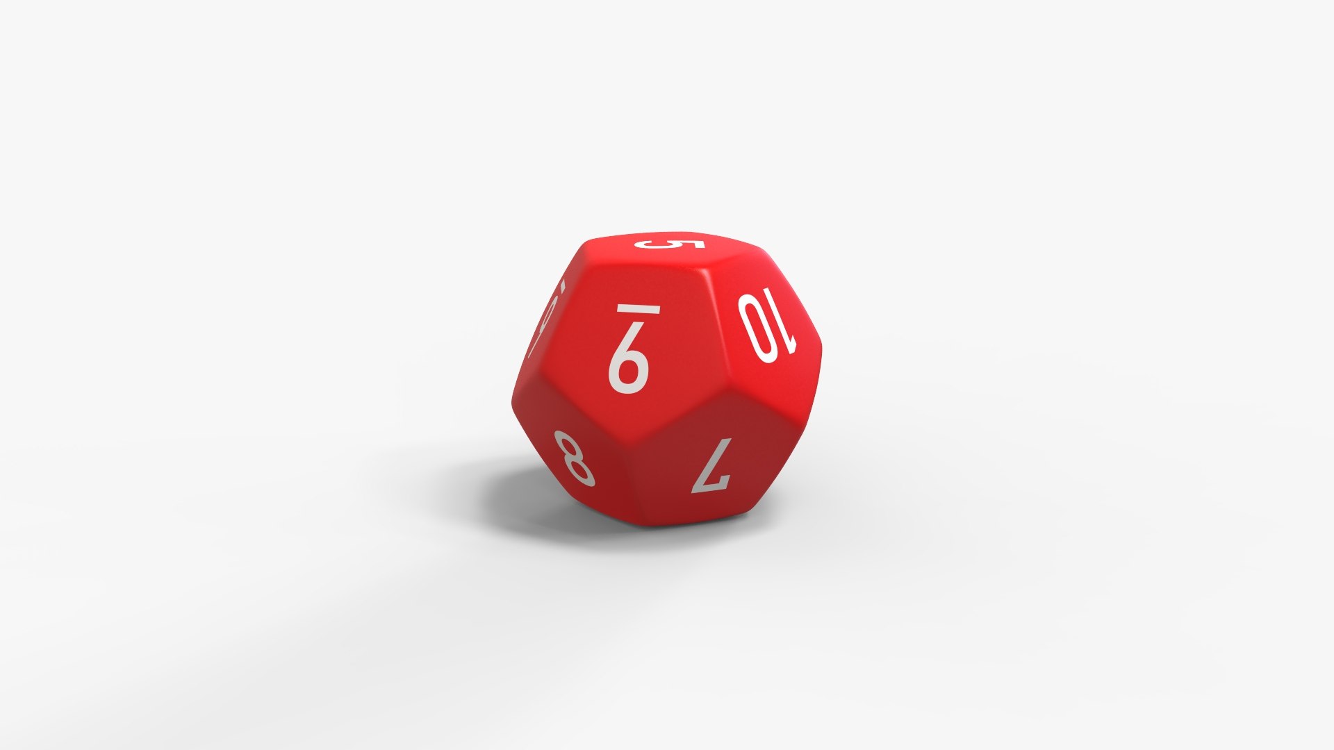 3D Dice 12 Faces Model - TurboSquid 1863925