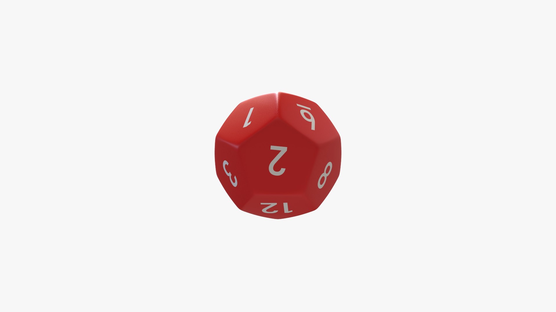 3D Dice 12 Faces Model - TurboSquid 1863925