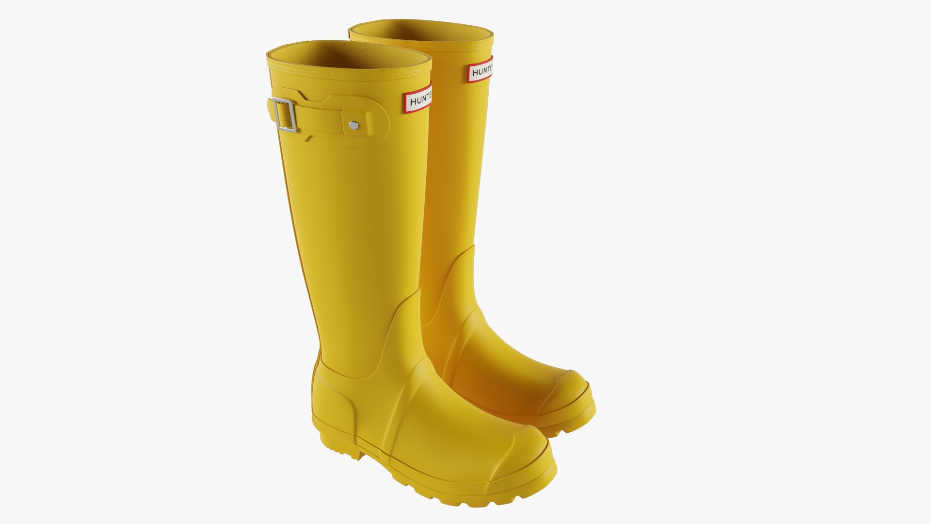 3D Model Tall Rain Boots 3 - TurboSquid 1802541