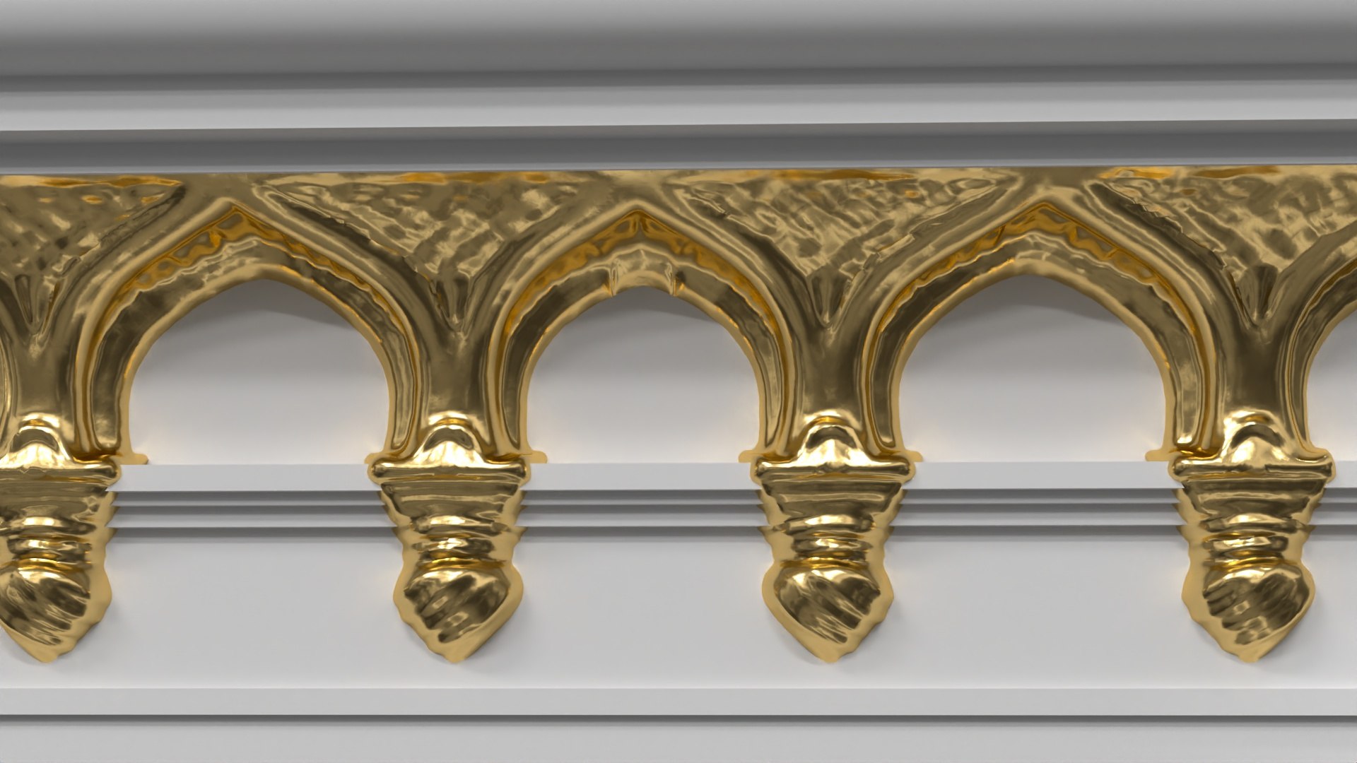 Patterned Cornice Gypsum Plaster DK77 3D - TurboSquid 1999564