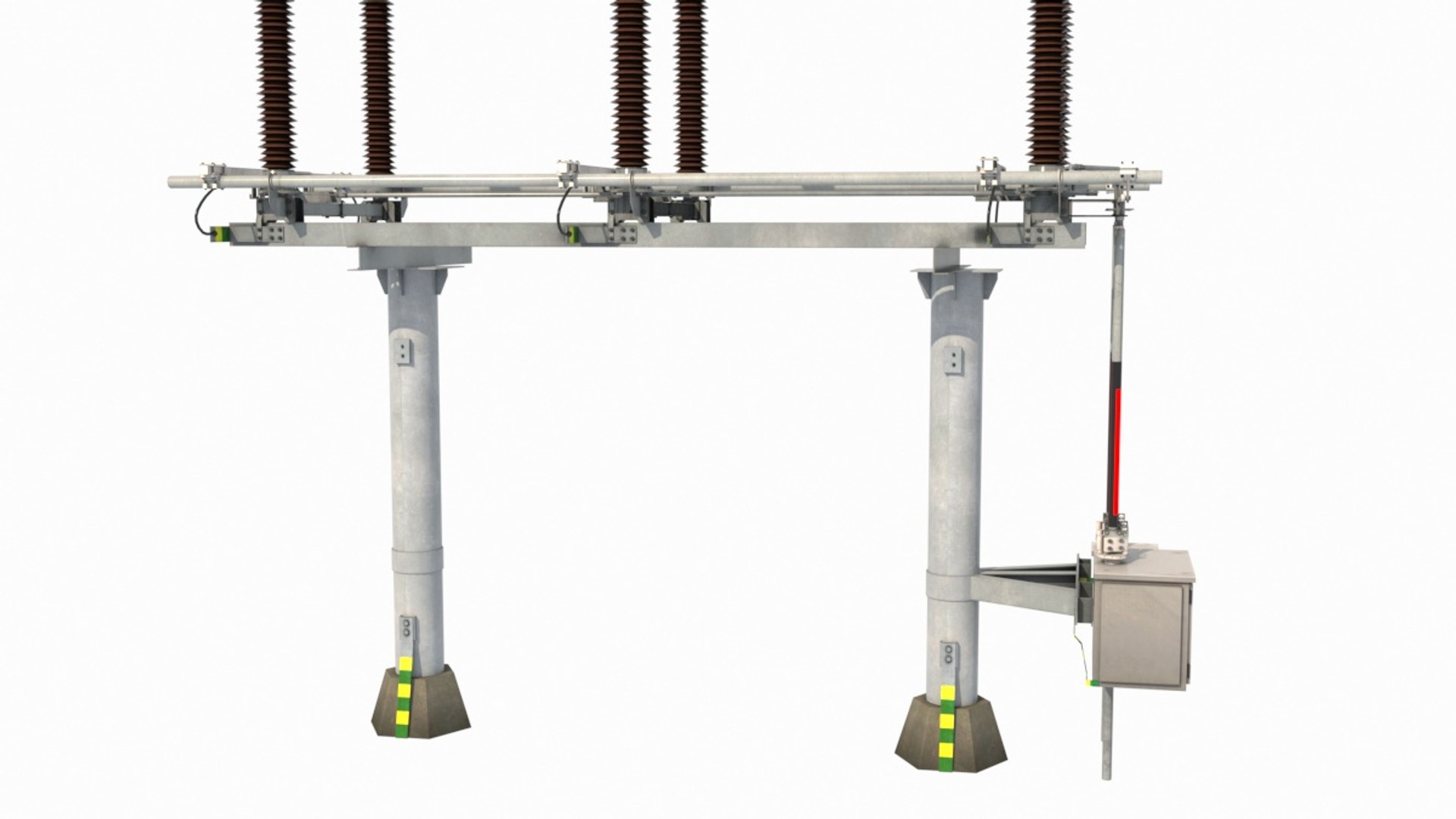 High Voltage Isolation Switch 2 3D - TurboSquid 2313463