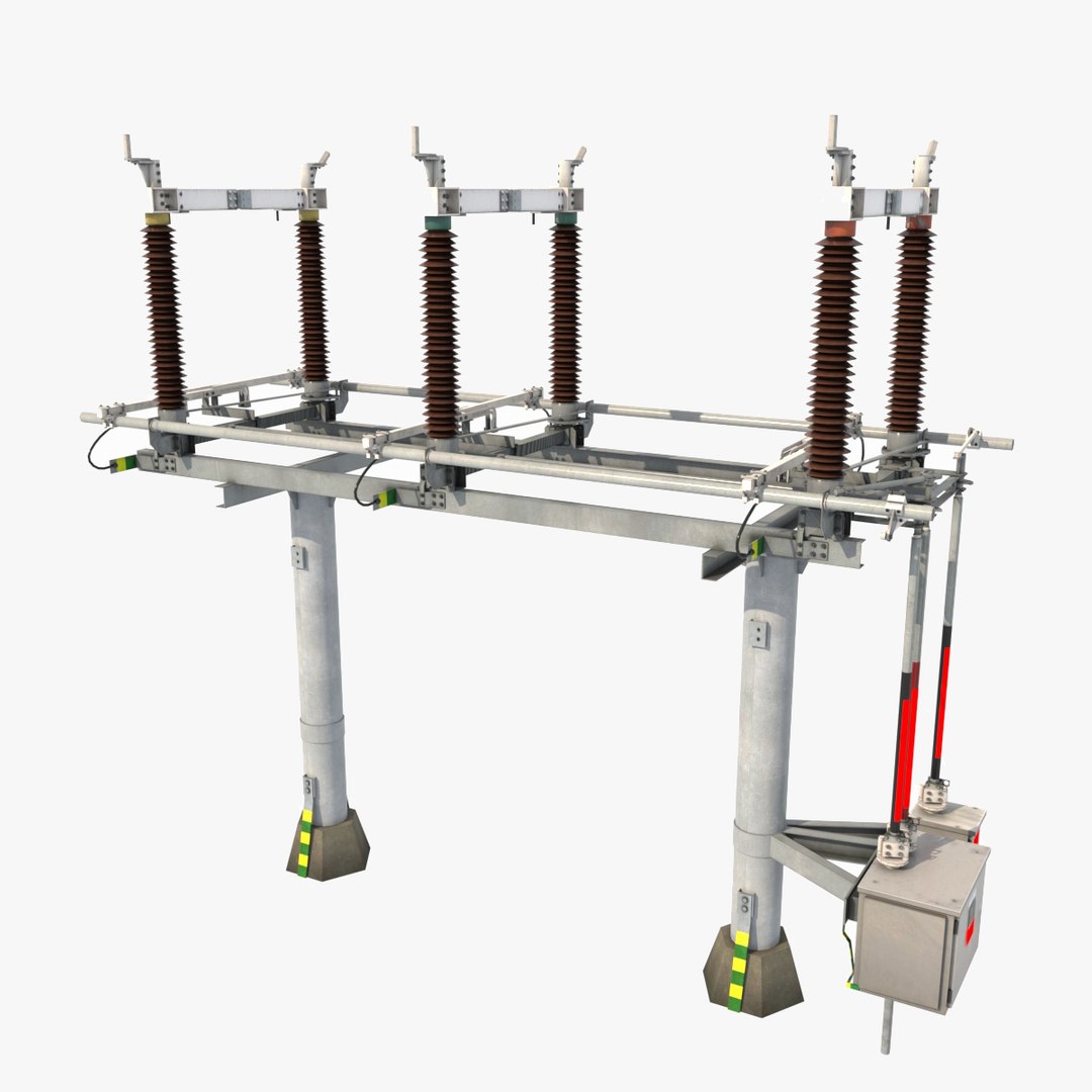 High Voltage Isolation Switch 2 3D - TurboSquid 2313463