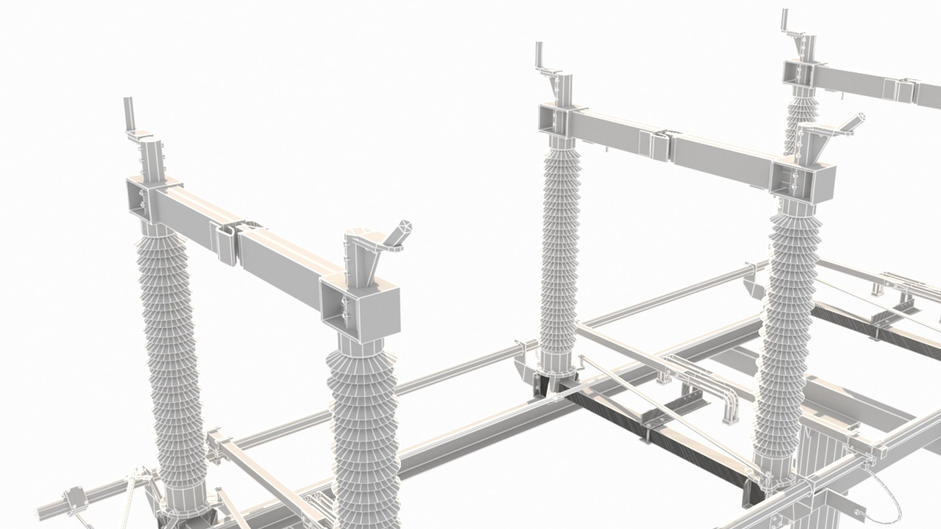 High Voltage Isolation Switch 2 3D - TurboSquid 2313463