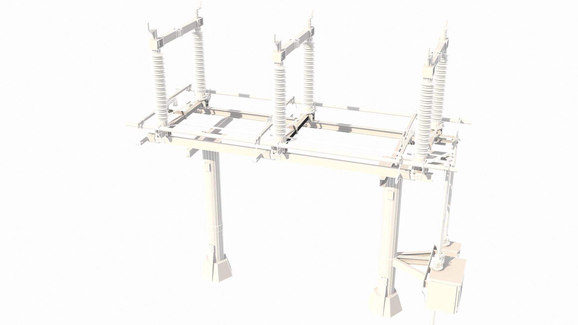 High Voltage Isolation Switch 2 3D - TurboSquid 2313463