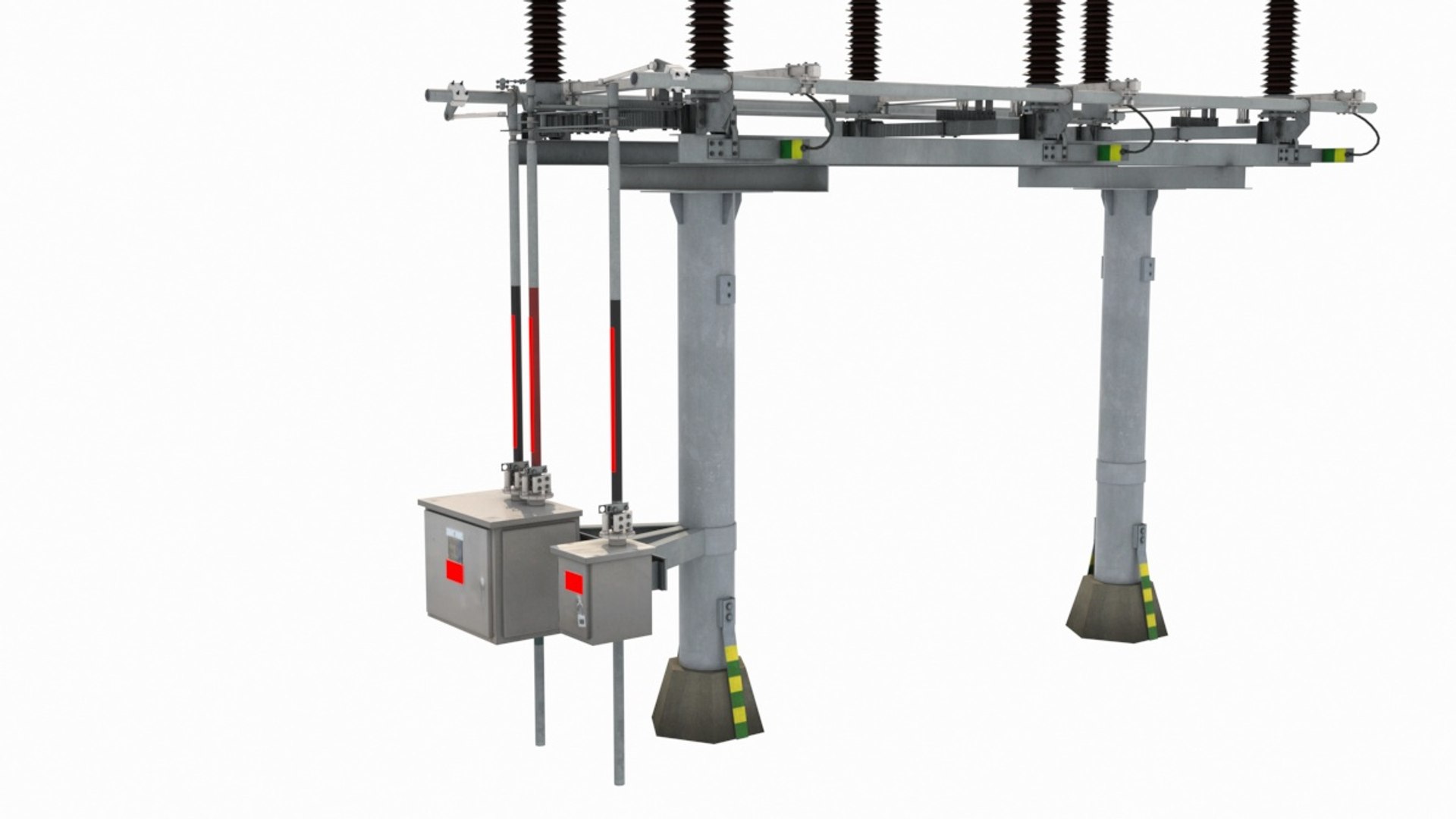 High Voltage Isolation Switch 2 3D - TurboSquid 2313463
