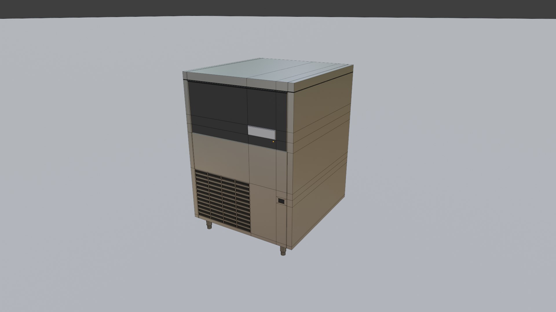 Low-Poly Ice Maker 3D Model - TurboSquid 1856569