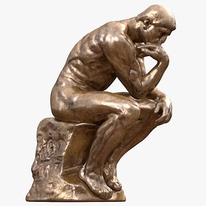 3D The Thinker Models - Browse & Download Formats - TurboSquid