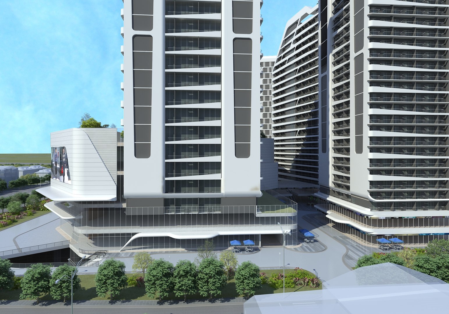 Modern Building 95 Model - TurboSquid 2404985