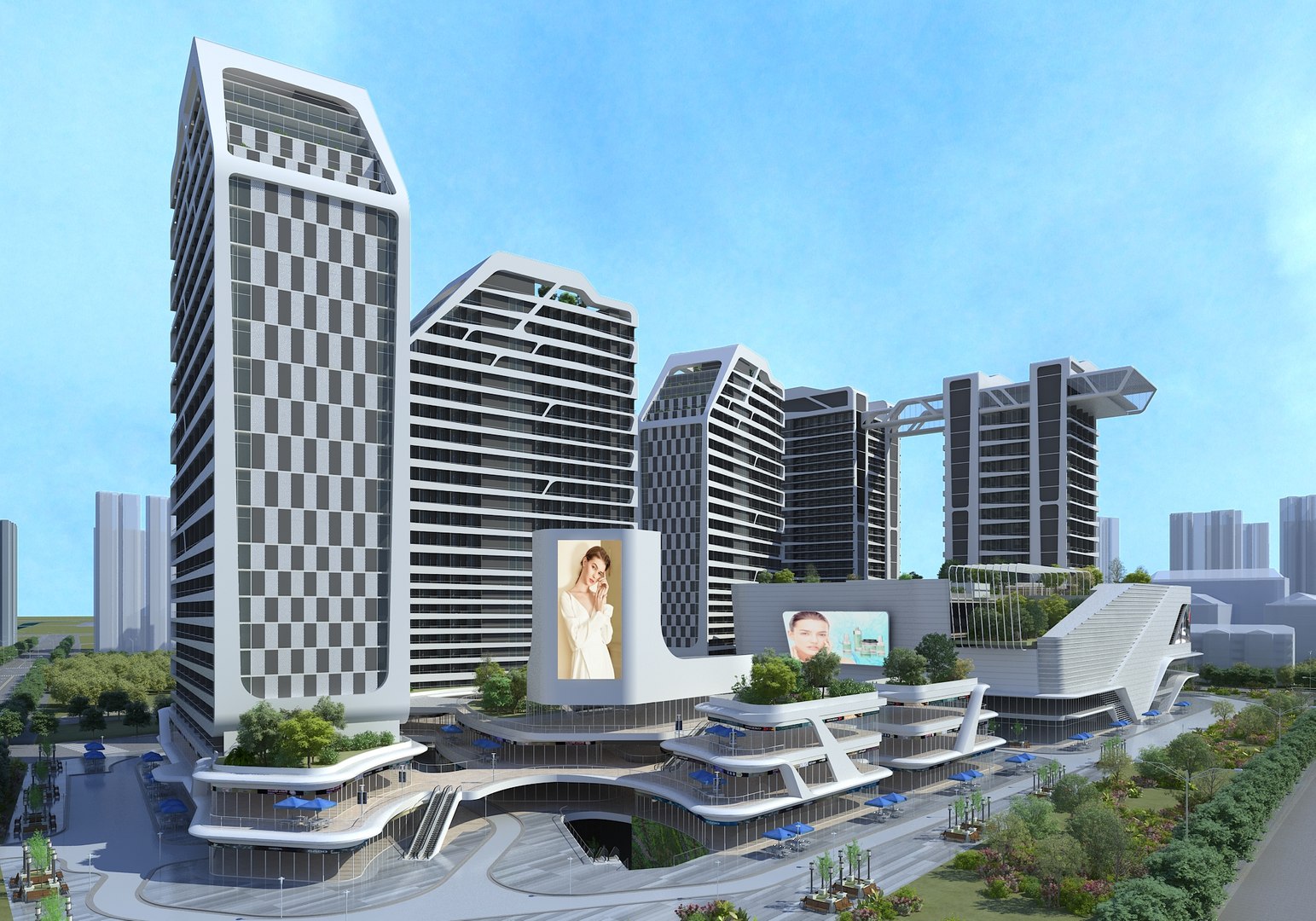 Modern Building 95 Model - TurboSquid 2404985