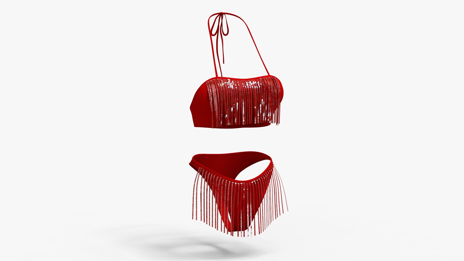 3D Fringe Bikini - TurboSquid 2182207