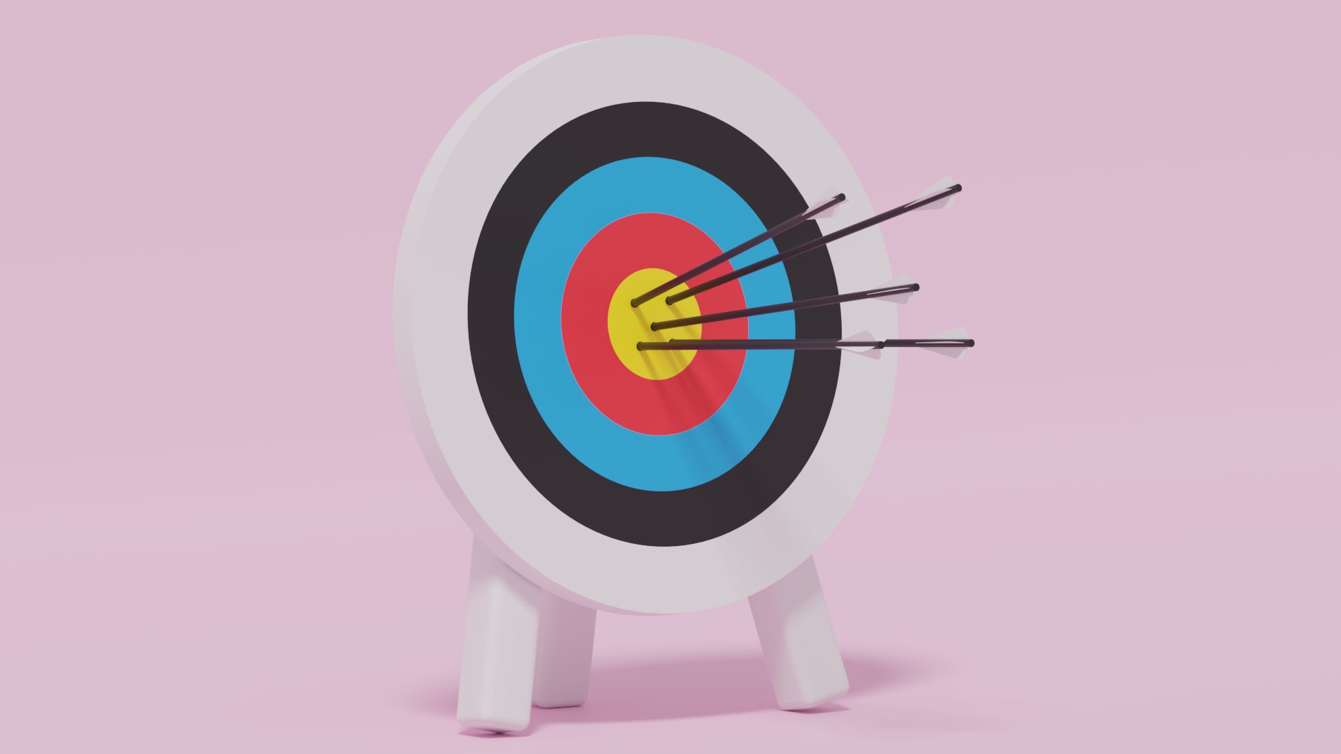 Archery Target and Arrows 3D model - TurboSquid 1826266