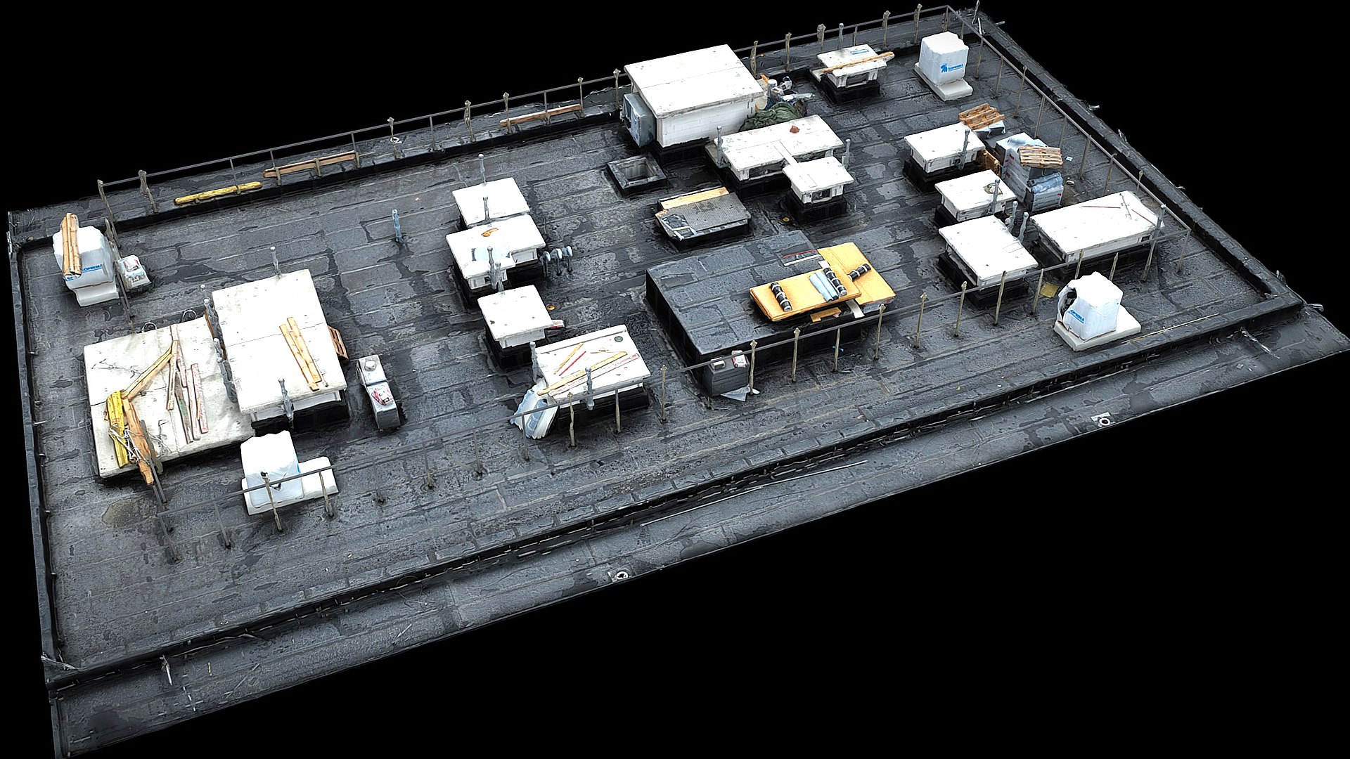 3D Construction-site Building Roof Photogrammetry - TurboSquid 2338011