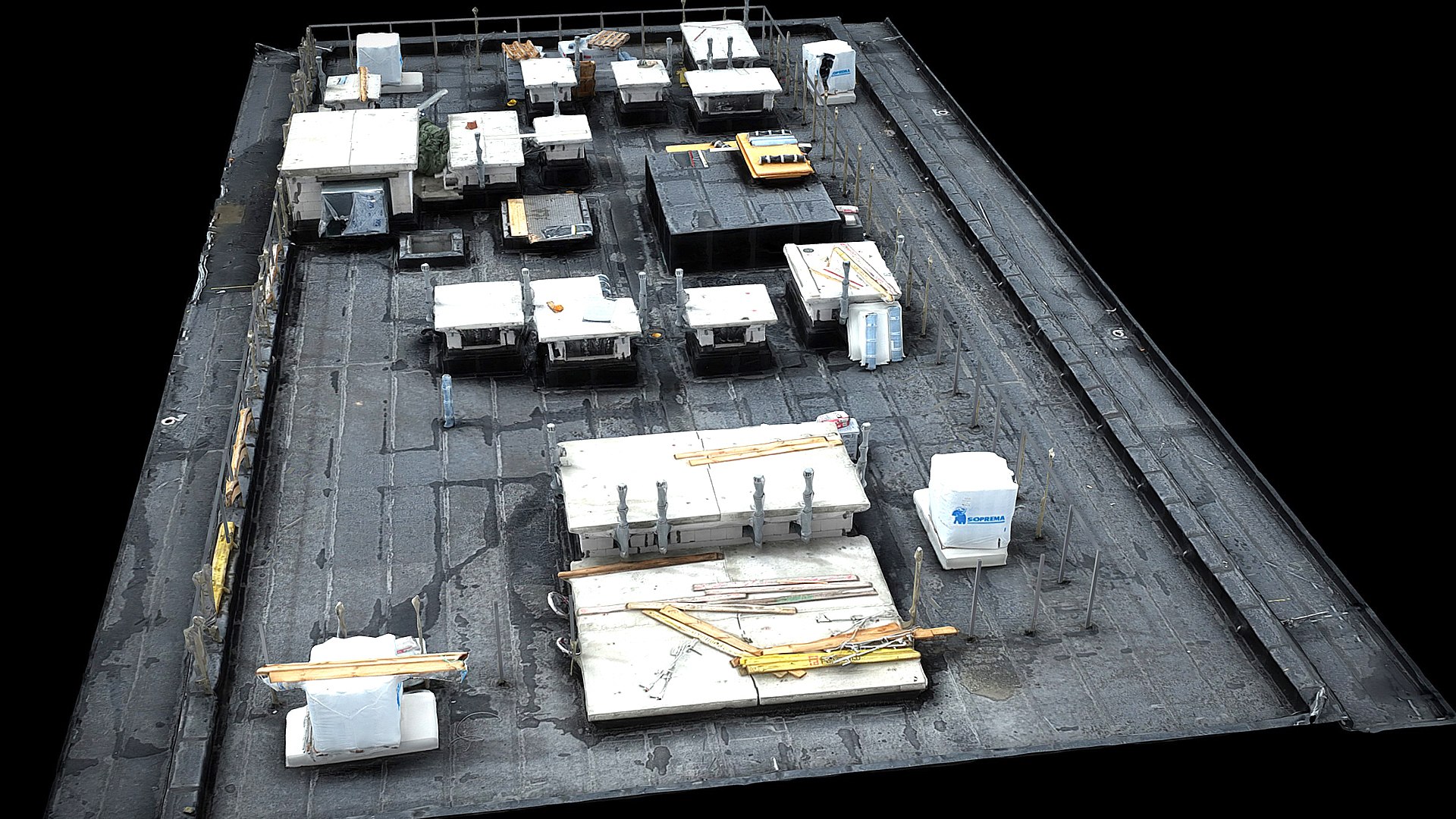 3D Construction-site Building Roof Photogrammetry - TurboSquid 2338011