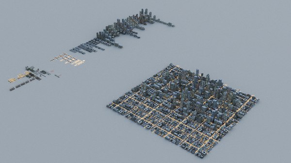 シティスケープ キットバッシュ コレクション Vol33Dモデル - TurboSquid 2170504