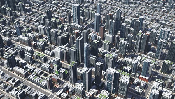 modelo 3d Colección Kitbash de paisaje urbano Vol3 - TurboSquid 2170504