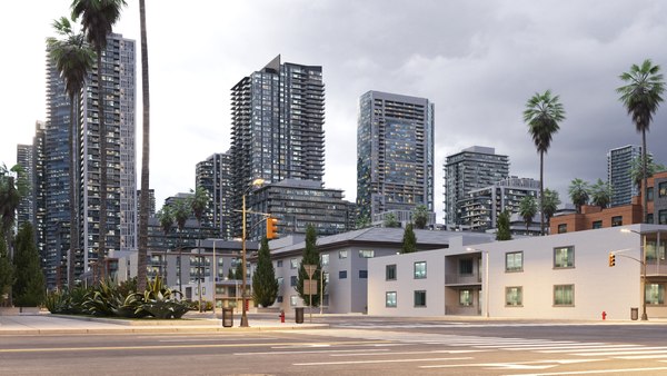 modelo 3d Colección Kitbash de paisaje urbano Vol3 - TurboSquid 2170504