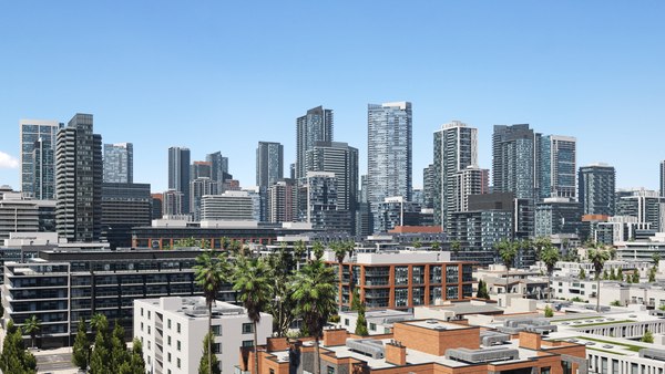 modelo 3d Colección Kitbash de paisaje urbano Vol3 - TurboSquid 2170504