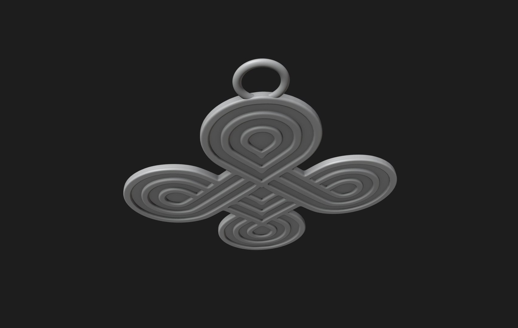 Endless Loop Pendant 3D Model - TurboSquid 2257742