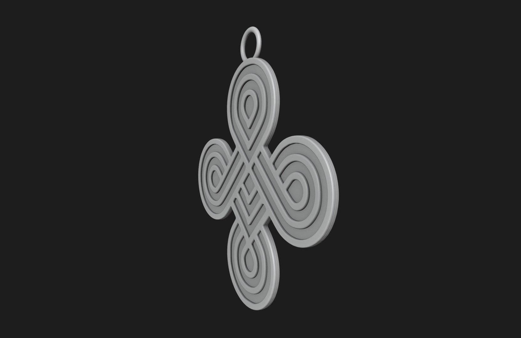 Endless Loop Pendant 3D Model - TurboSquid 2257742