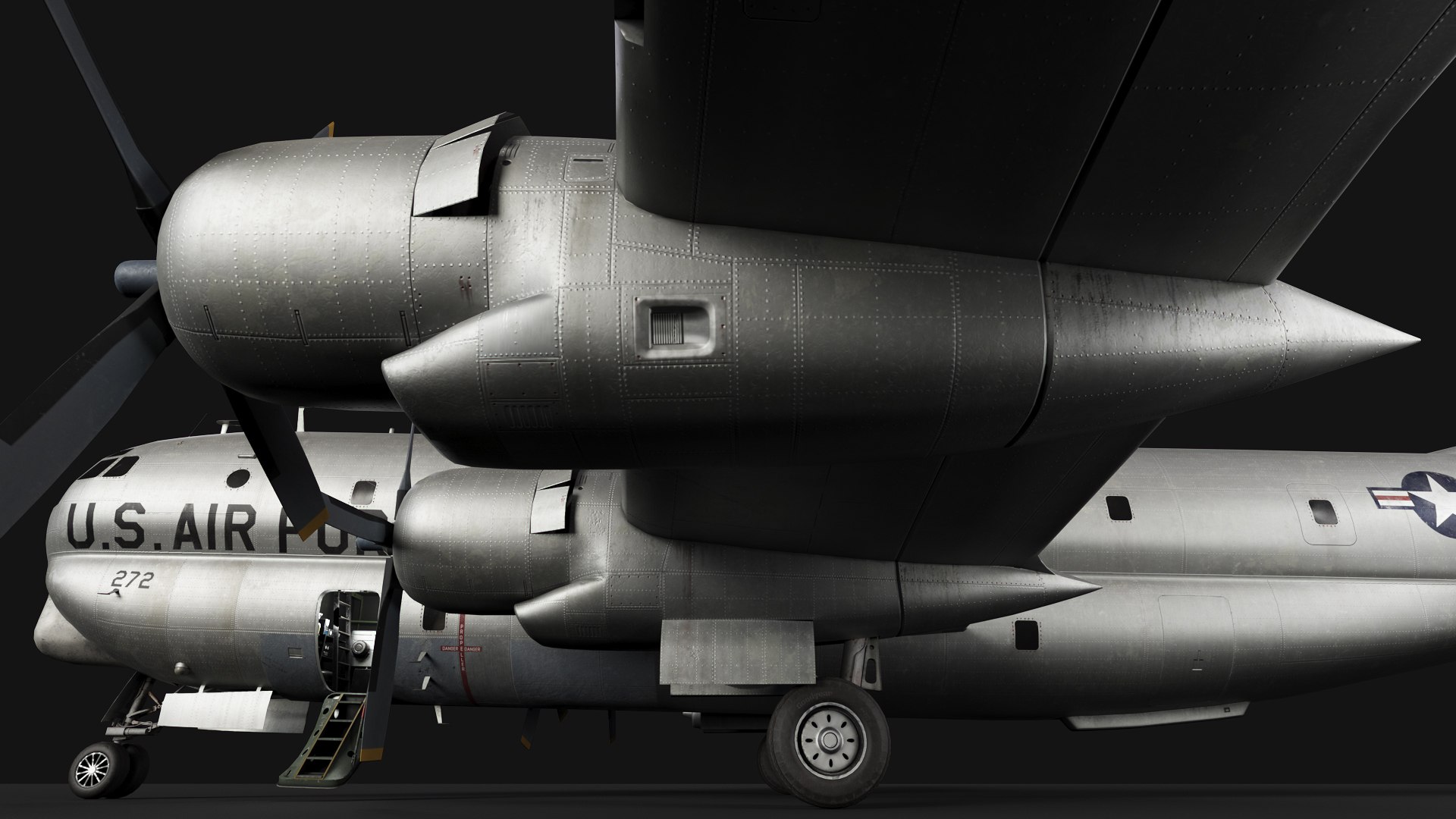 3D Boeing KC-97L Stratofreighter - TurboSquid 2206893