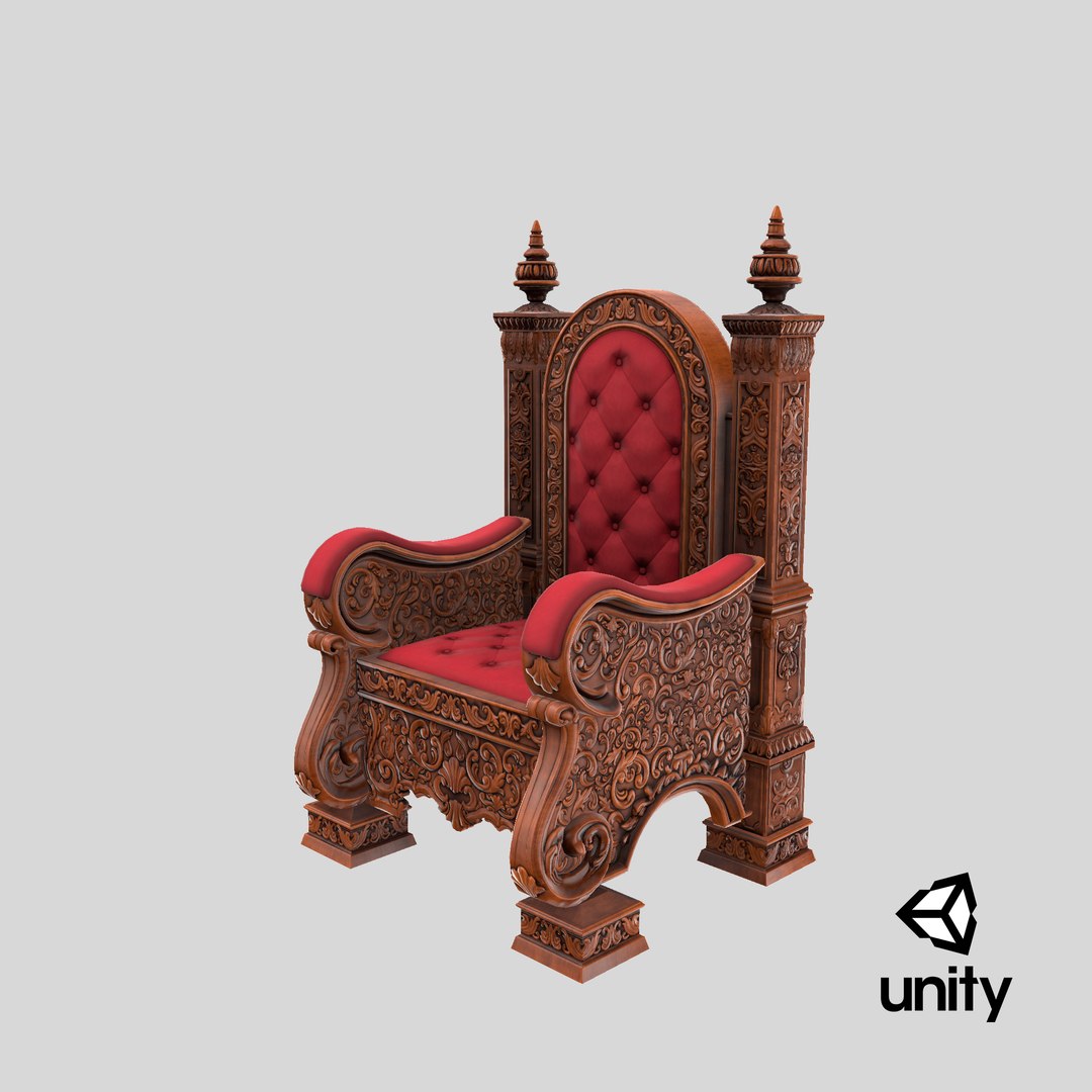Wooden Throne 3D Model - TurboSquid 1506533