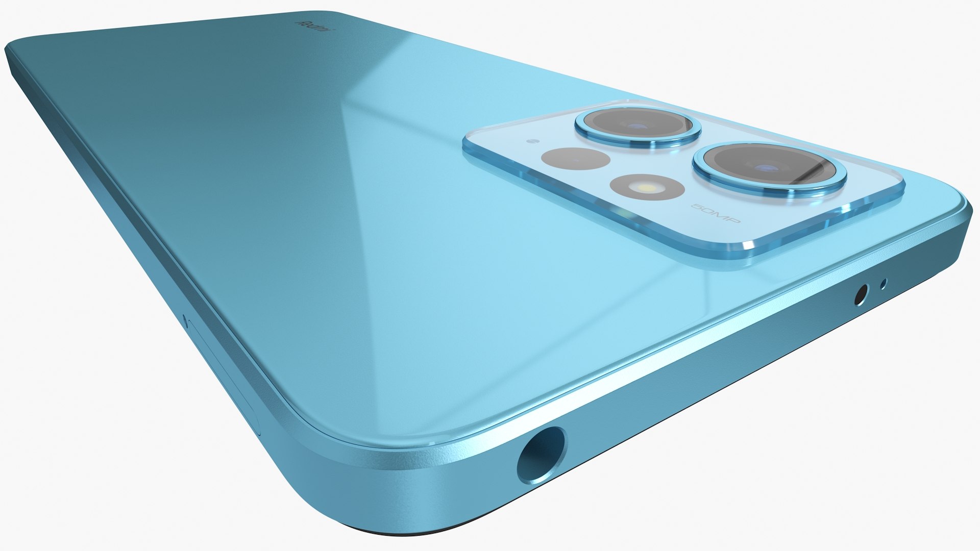 3D Xiaomi Redmi Note 12 4G Blue - TurboSquid 2050787