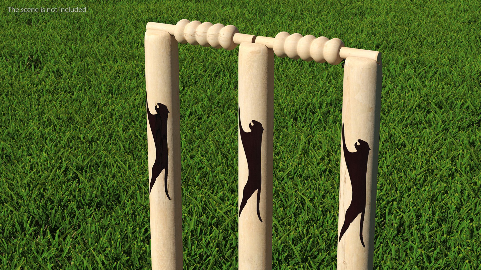 Slazenger Cricket Stumps Set 3D Model - TurboSquid 2189676