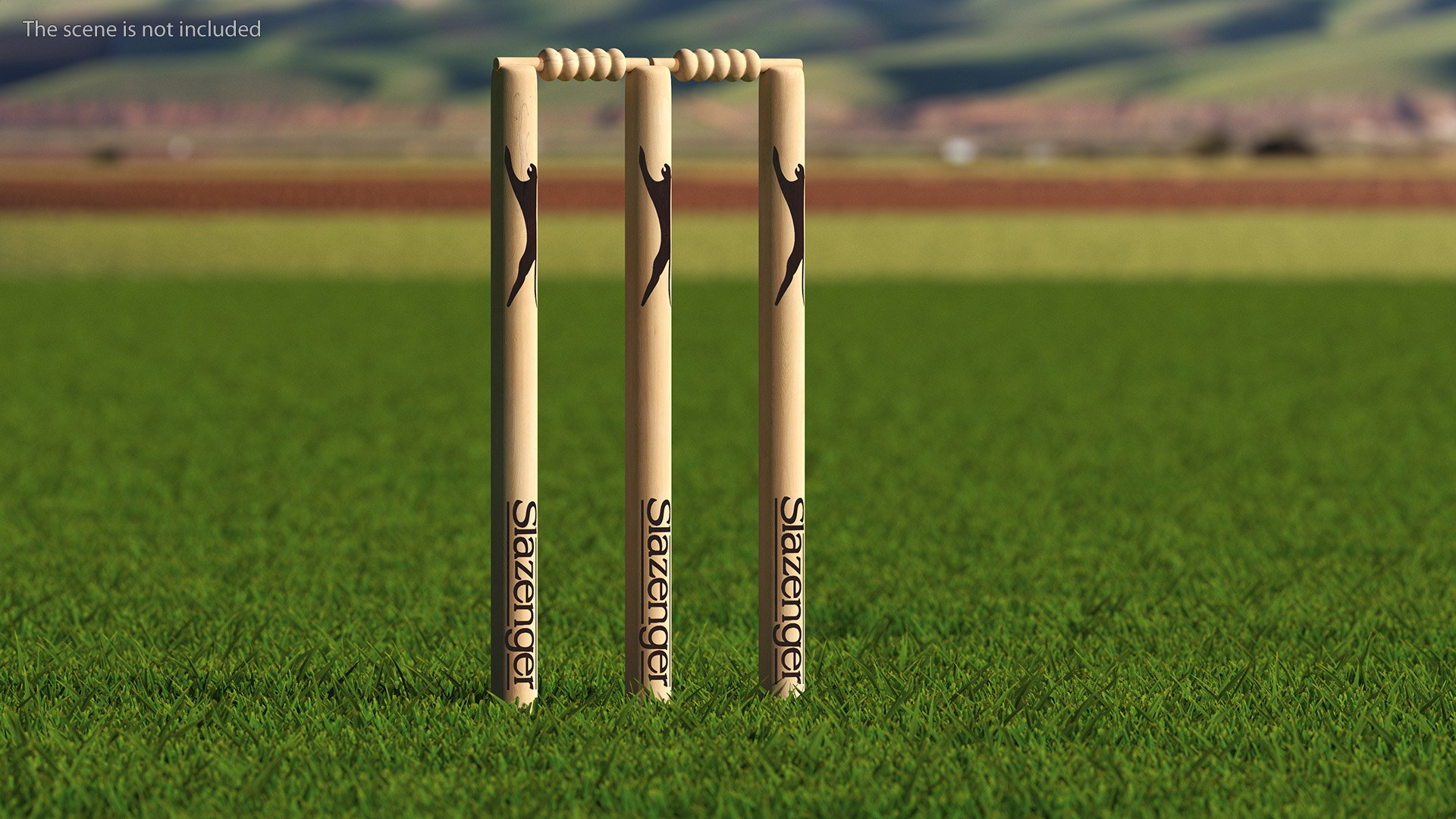 Slazenger Cricket Stumps Set 3D Model - TurboSquid 2189676